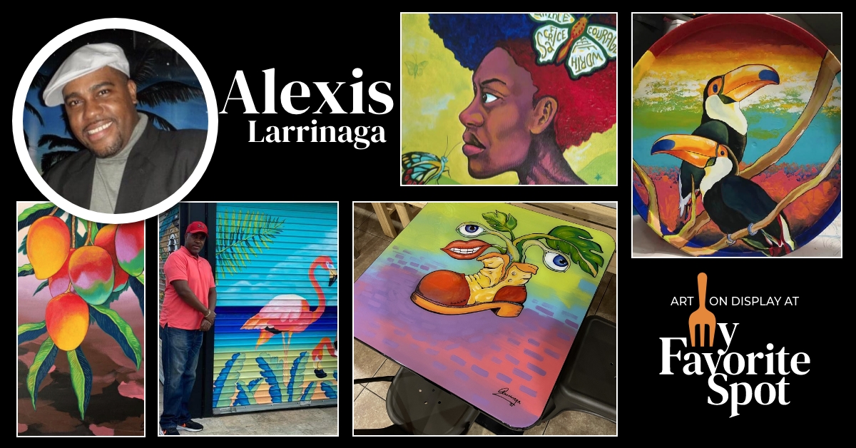 Meet featured artist Alexis Larrinaga and his powerful story. His table ...