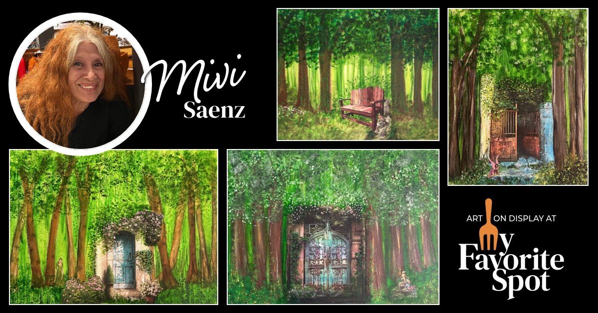 Meet featured local artist Mivi Saenz and enjoy her vibrant, dreamy ...
