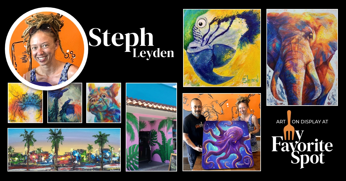 Steph Leyden | Meet our featured artist Steph Leyden. Her table art is ...
